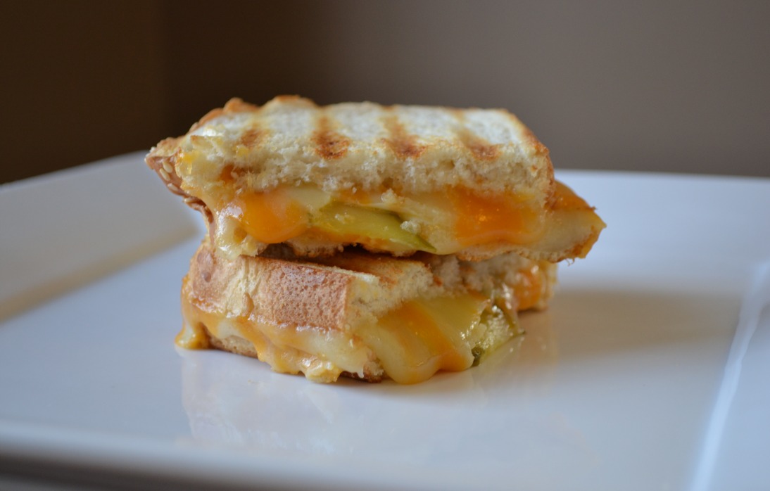 Grilled Cheese & Pickle Panini – Feisty Frugal & Fabulous