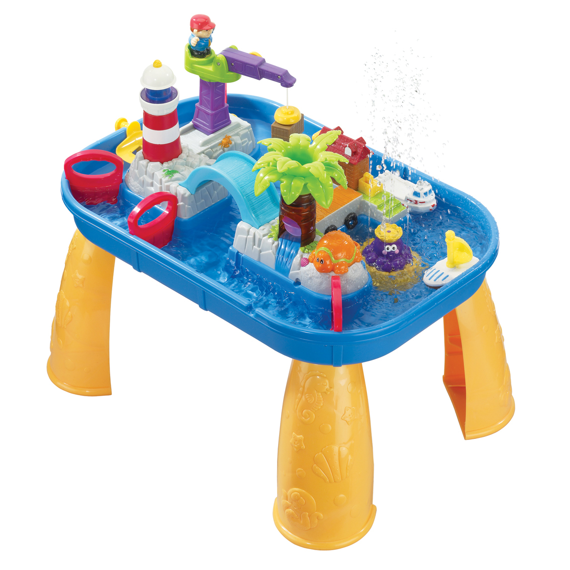 Sights ‘n’ Sounds Splash Table – Feisty Frugal & Fabulous